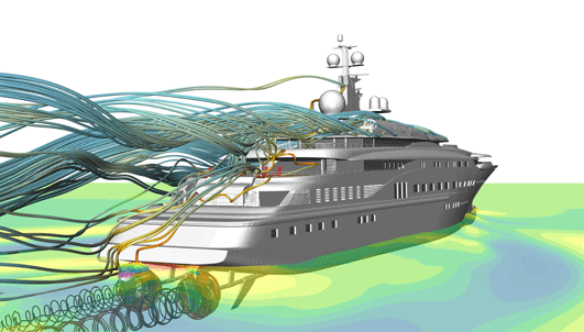 Case study: CFD Simulation of an underwater yacht exhaust - Femto ...